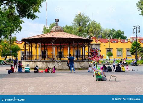 The Historic Neighborhood Of Coyoacan In Mexico City Editorial