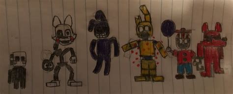 Fnaf 3 Minigame Characters R Fivenightsatfreddys