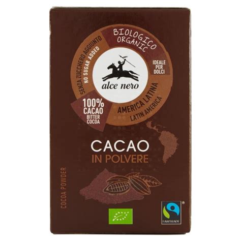 Alce Nero Kakao w Proszku Fair Trade BIO Do Wypieków Ciast Deserów 75g ...