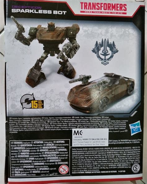 Transformers Sparkless Bot Hobbies And Toys Toys And Games On Carousell