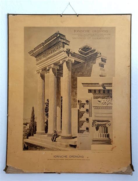 Ionic Order 1897 Collotype Print For Sale At Pamono