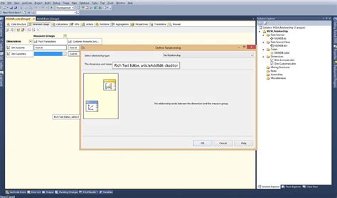 Many To Many Relationship In SSAS Experts Exchange