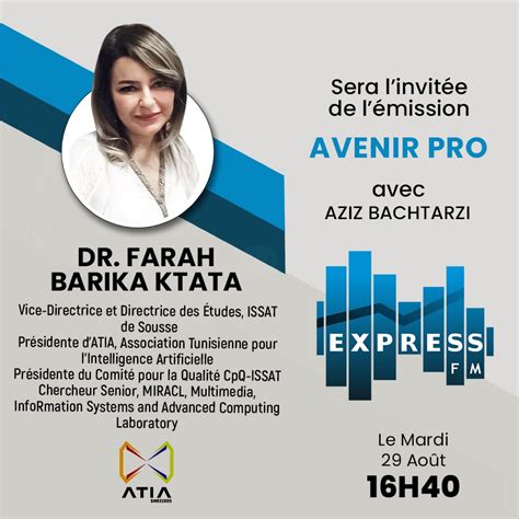 Farah Barika Ktata Posted On Linkedin
