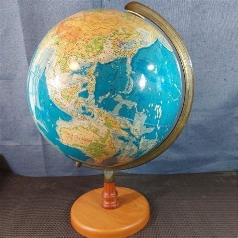大きな地球儀 学習 インテリア オブジェ アンティークの通販 By ふくろう屋｜ラクマ