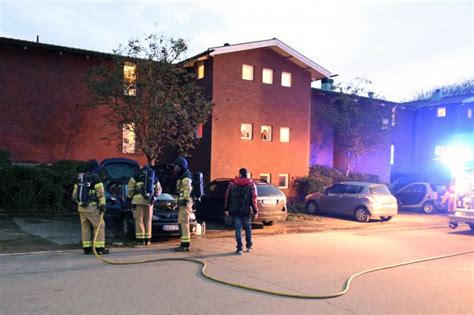 Brandman upptäckte bilbrand AT Foto