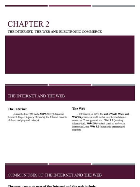 the internet the web and electronic commerce pdf world wide web