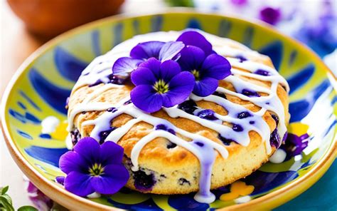 Colorful Creation: Calibrachoa Chameleon Blueberry Scone Recipe