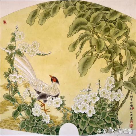 中國畫欣賞丨著名畫家劉怡濤巨幅扇畫藝術欣賞張張精彩 每日頭條