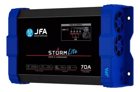 Fonte Jfa Para Som Automotivo 70a Carregador Bateria Lite Frete grátis