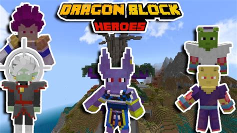 The Best Dragon Ball Addon Got Updated Dragon Block Heroes Addon Mod PE YouTube