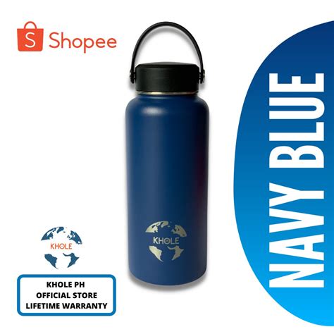 Khole Flask Cobalt Blue 950ml Double Wall Vacuum Insulated Water Bottle