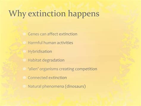 Ocr As Biology Unit 2 Module 3 Extinction Conservation Ppt