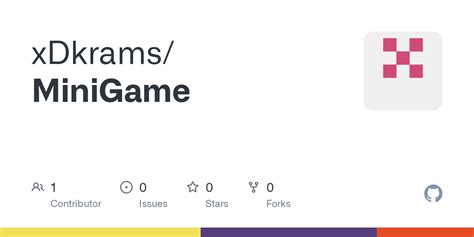 GitHub XDkrams MiniGame