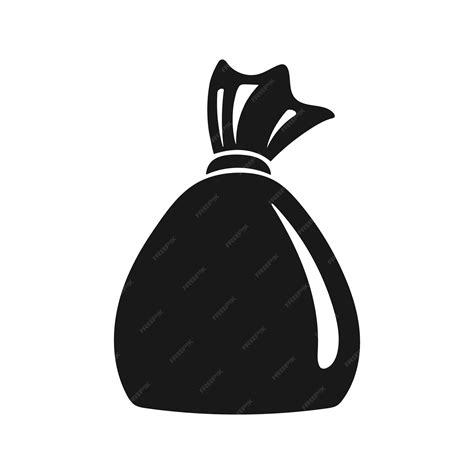 Premium Vector Garbage Bag Icon