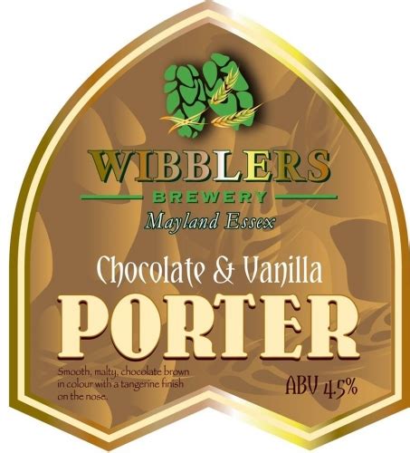 Chocolate And Vanilla Porter Wibblers Brewery Untappd