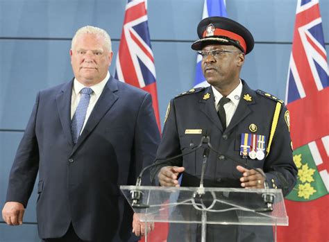 Doug Ford Says Mark Saunders Has His Vote For Toronto Mayor Toronto Sun
