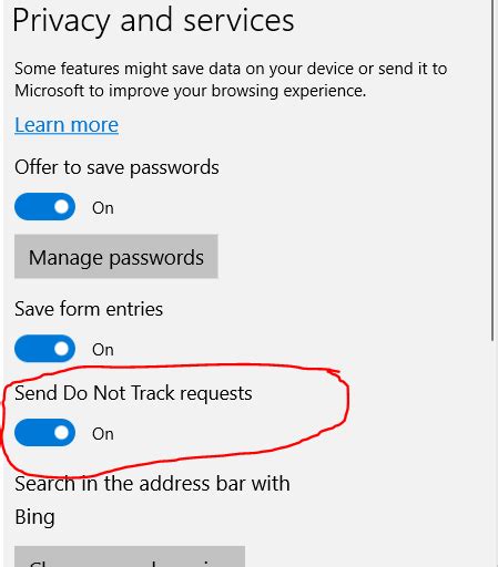 Edge Do Not Track אינטרנט ישראל