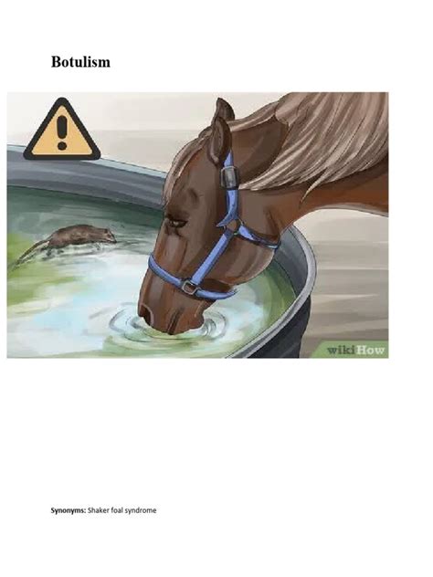 Botulism Pdf Causes Of Death Clinical Medicine