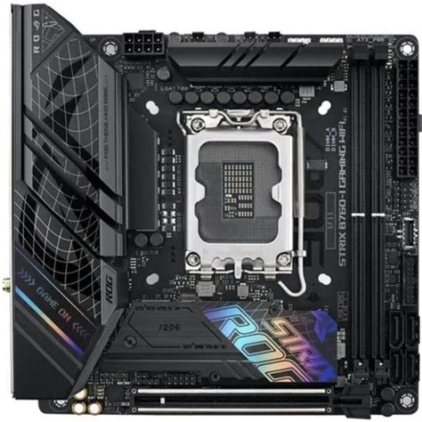 Asus Placa Madre 1700 Rog Strix B760 I Gaming Wifi Acero Metal Mini Itx