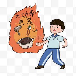 禁止使用大功率电器图片素材 禁止使用大功率电器模板图片下载 千库网
