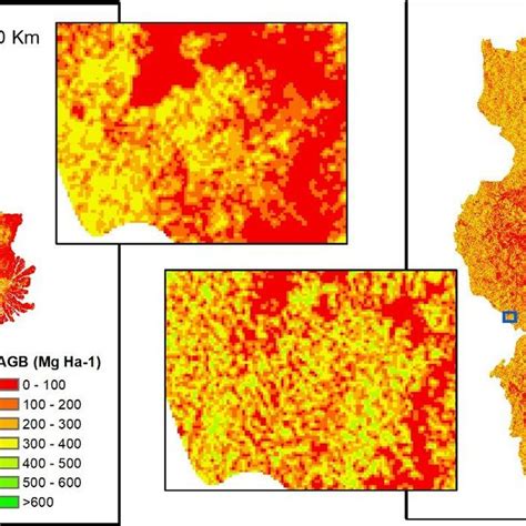 Aboveground Biomass Map Of Indonesias New Capital And Surrounding Download Scientific Diagram
