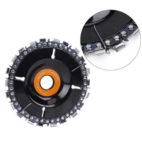 Zerone Roue à chaîne Disque de Chaîne de Meuleuse d Angle 4po Carbure