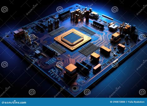 Circuit Board Generate Ai Stock Illustration Illustration Of Information 290872888