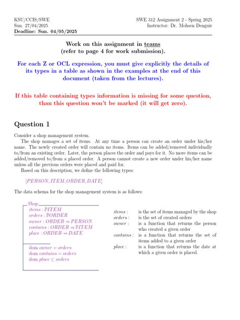 Assignment 2 Pdf Method Computer Programming Class Computer Programming