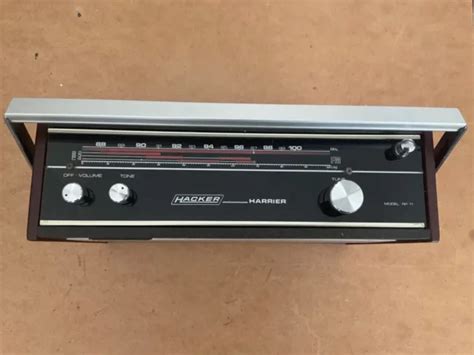 Hacker Harrier Rp71 Fm Only Transistor Radio In Good Working Order £29