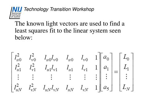 Ppt Evaluation And Application Of Polynomial Texture Mapping Ptm For Footwear And Tire