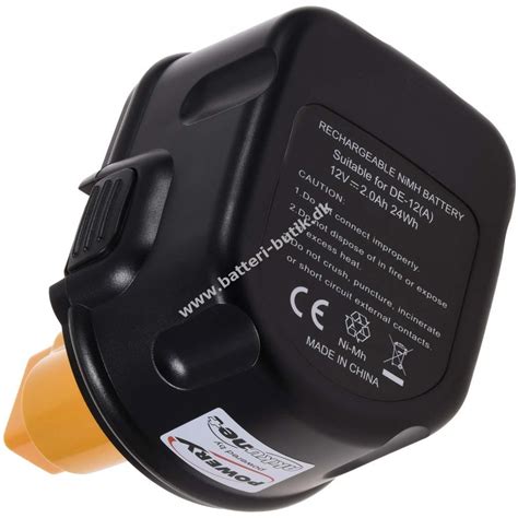 Batteri til DEWALT Type DE9074 :: batteri-butik.dk :: Hurtig levering
