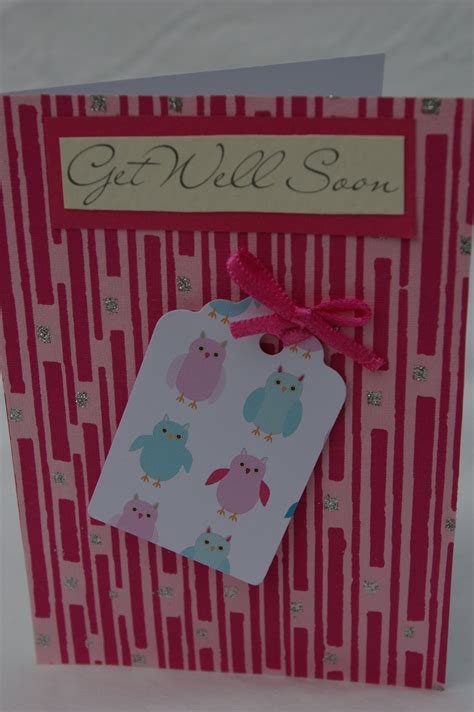 Card Get Well Soon Handmade Card Folksy