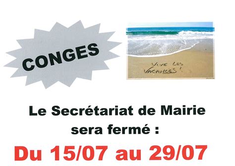 Fermeture du secrétariat de mairie Floure