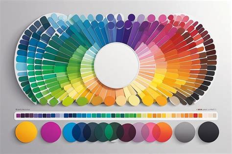 Color Picker Circle Design Material And 24 Hue Set Premium Ai Generated Image