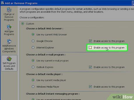 How To Disable Internet Explorer As The Default Browser On Windows XP Home Edition