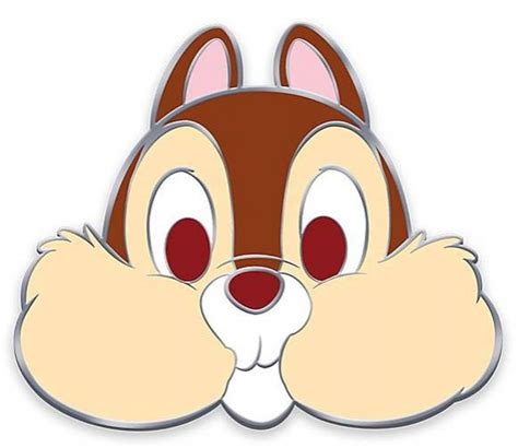 33008 Chip Head With Puffed Cheeks Oh My Disney Chip And Dale
