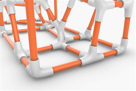 Pipes Structure With Joints 3d Model Turbosquid 1972056
