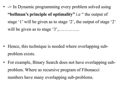Unit 4 Dynamic Programming Ppt