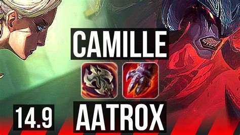 Camille Vs Aatrox Top 7 Solo Kills 47k Dmg 600 Games Br Master