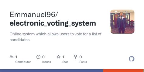Github Emmanuel96electronicvotingsystem Online System Which