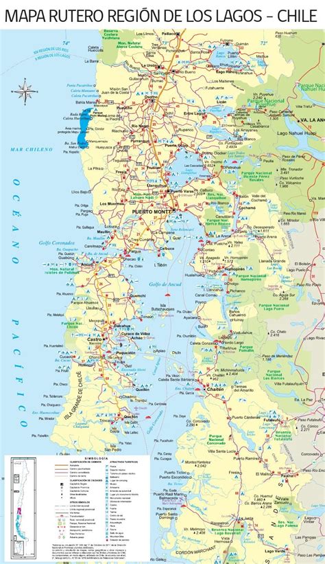 Mapa Regional Los Lagos
