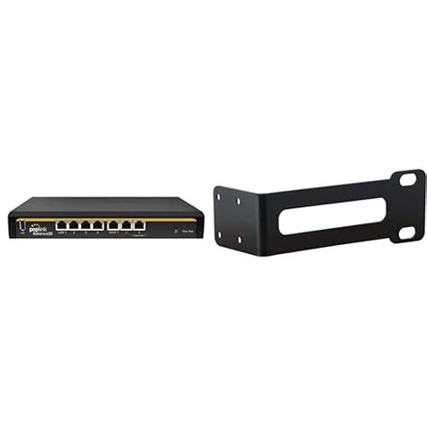 Peplink Balance Dual WAN Router Black BPL And U Rack Ear Mount Set Balance