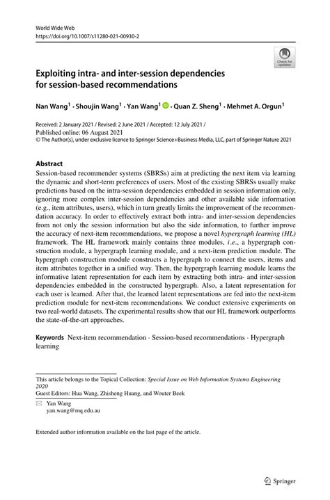 pdf exploiting intra and inter session dependencies for session