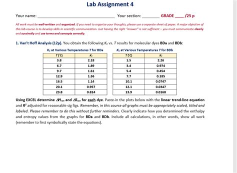 Lab Assignment 4 Your Name Your Section Grade 25 P