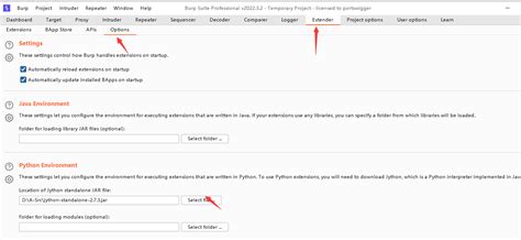 Burpsuite Jython White