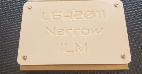 LGA2011 Narrow ILM Test Plate by lightcraftstudio | Download free STL ...