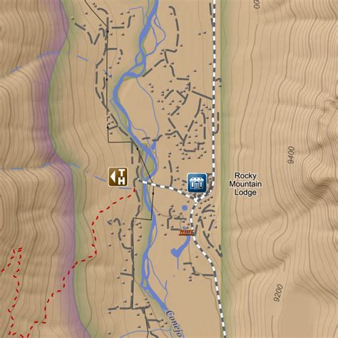 Spectacle Lake Colorado 75 Minute Topographic Map Color Hillshade