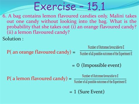 Probability PART X NCERT PPT