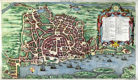Map Of Goa C 1750 World History Encyclopedia