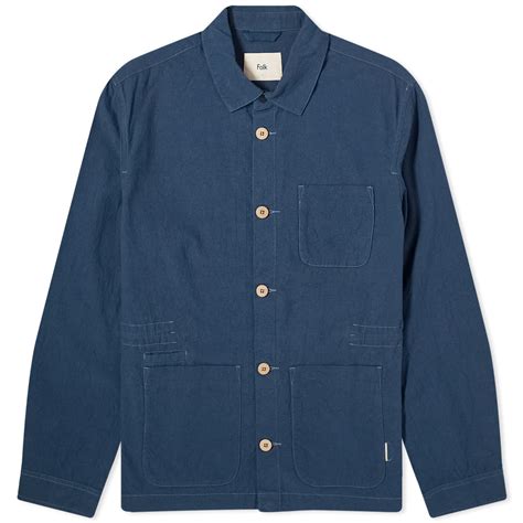 Folk Assembly Jacket Ash Navy End Us